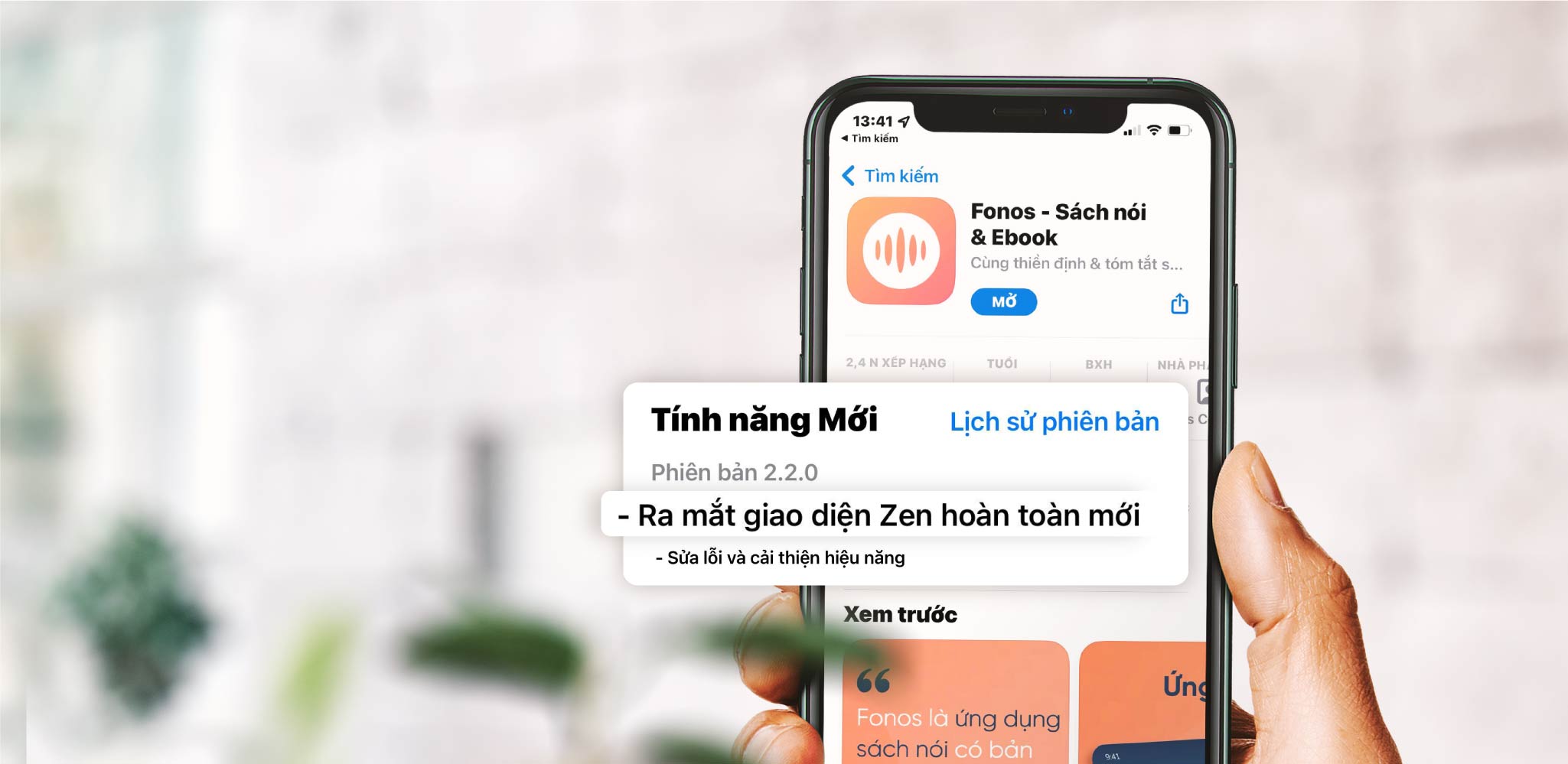 Phiên bản mới của ứng dụng Fonos có gì hot?